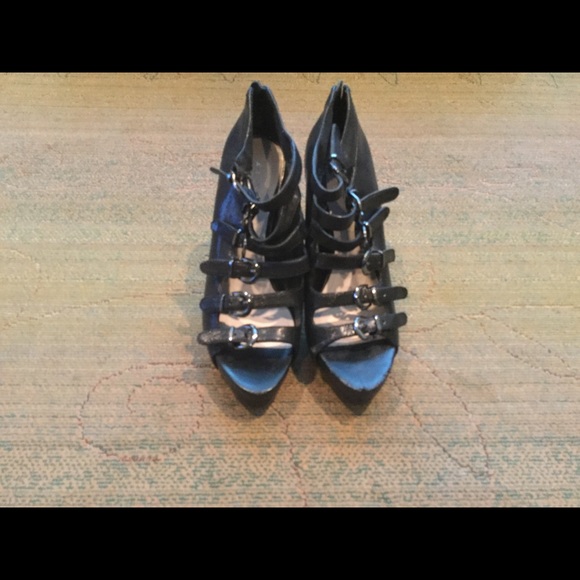 Aldo | Shoes | Aldo Multi Buckle Heels | Poshmark